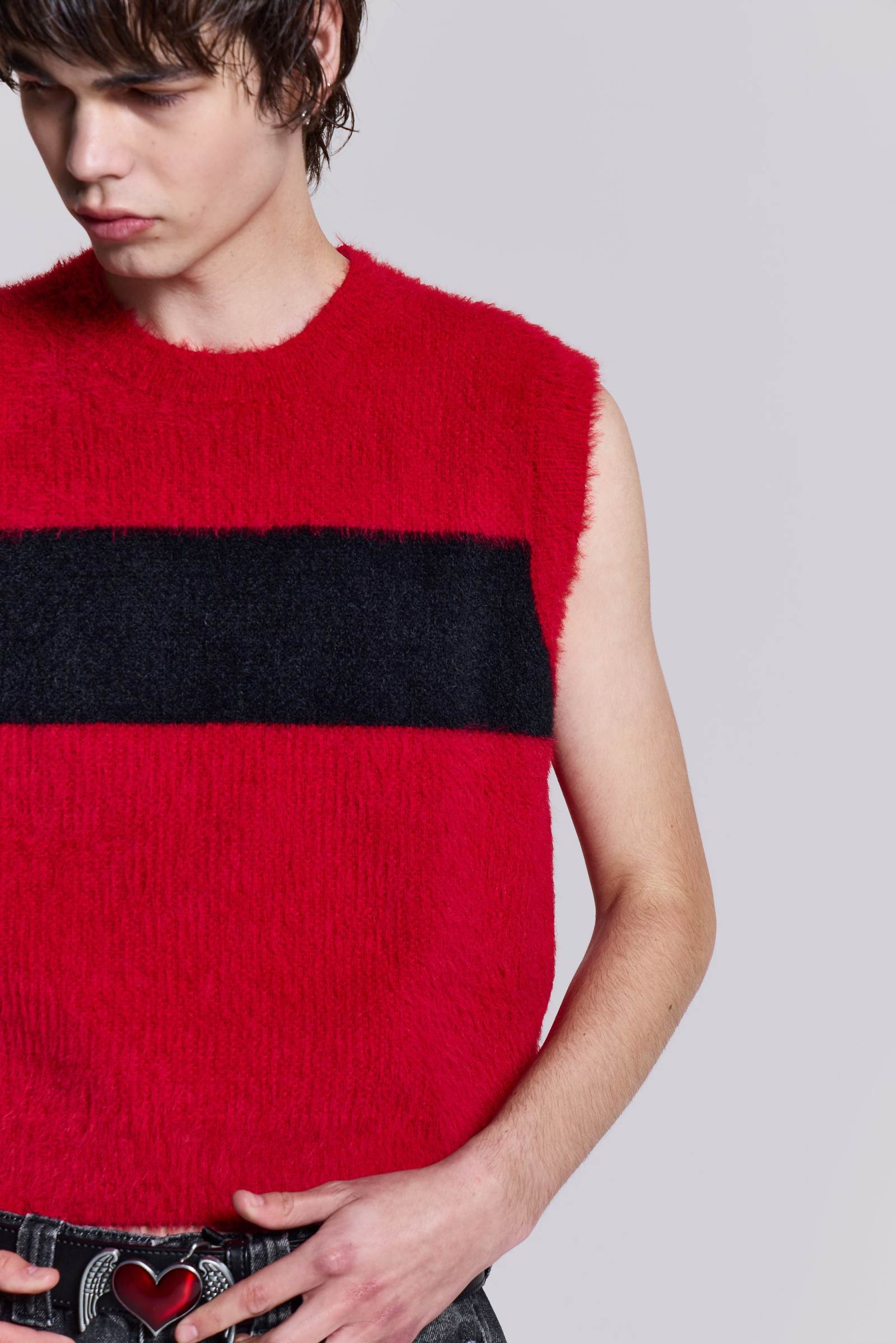 Shop Redact Knit Vest | Jaded London | Clothing