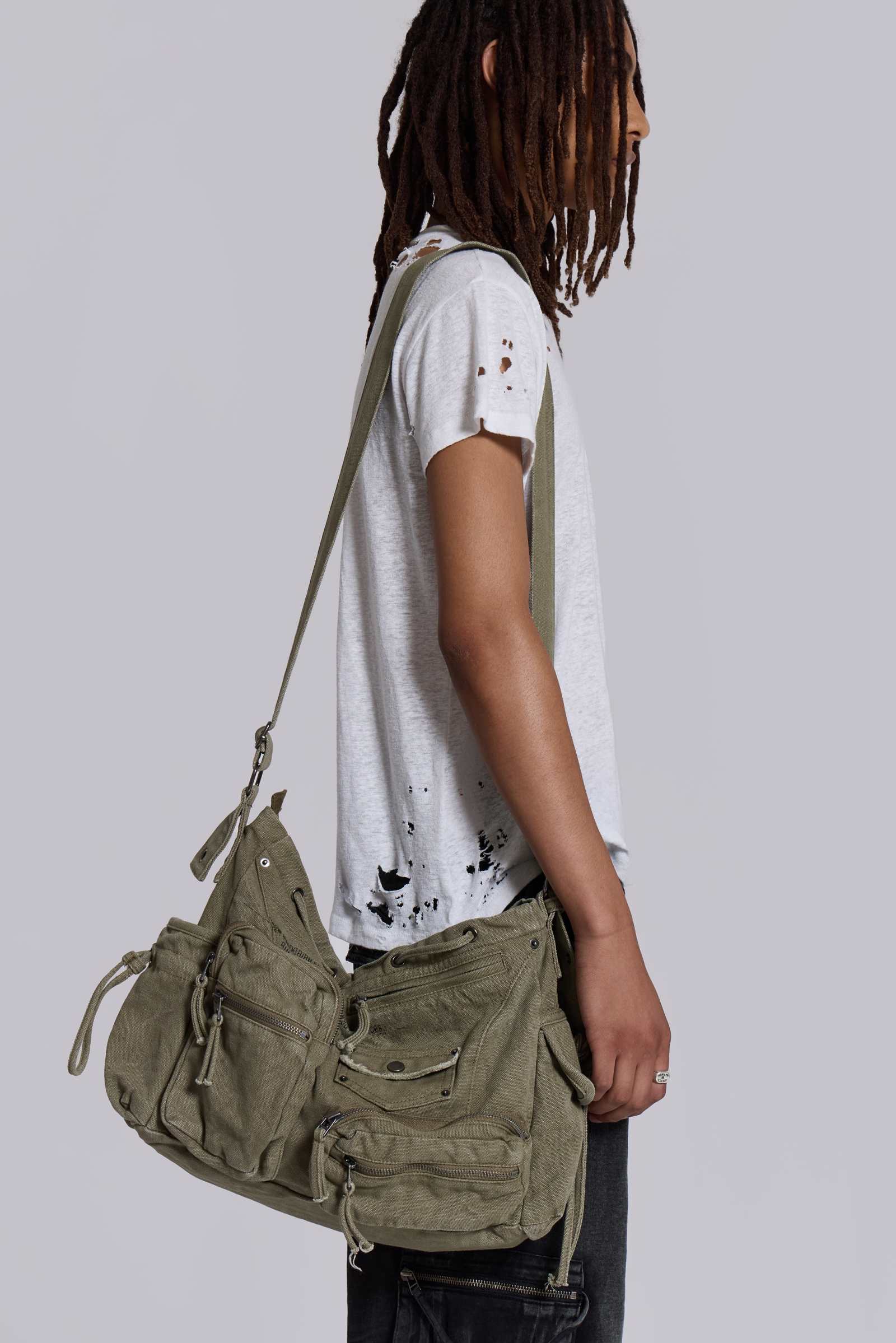 Military Utility Satchel Bag | Jaded London | Clothing