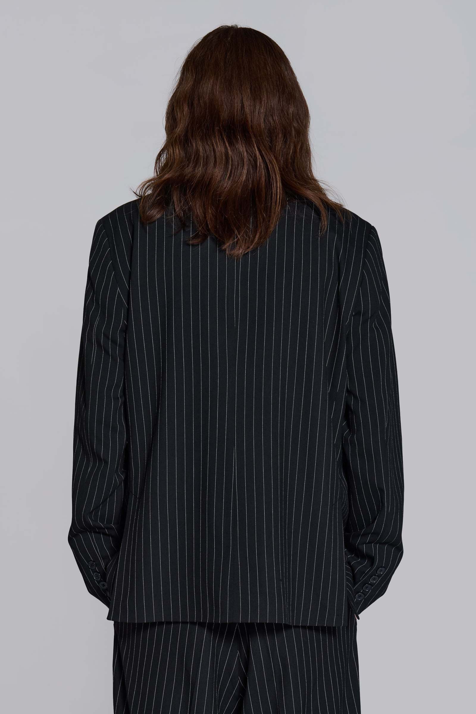Goliath Pinstripe Double Breasted Boxy Blazer | Jaded London | Clothing