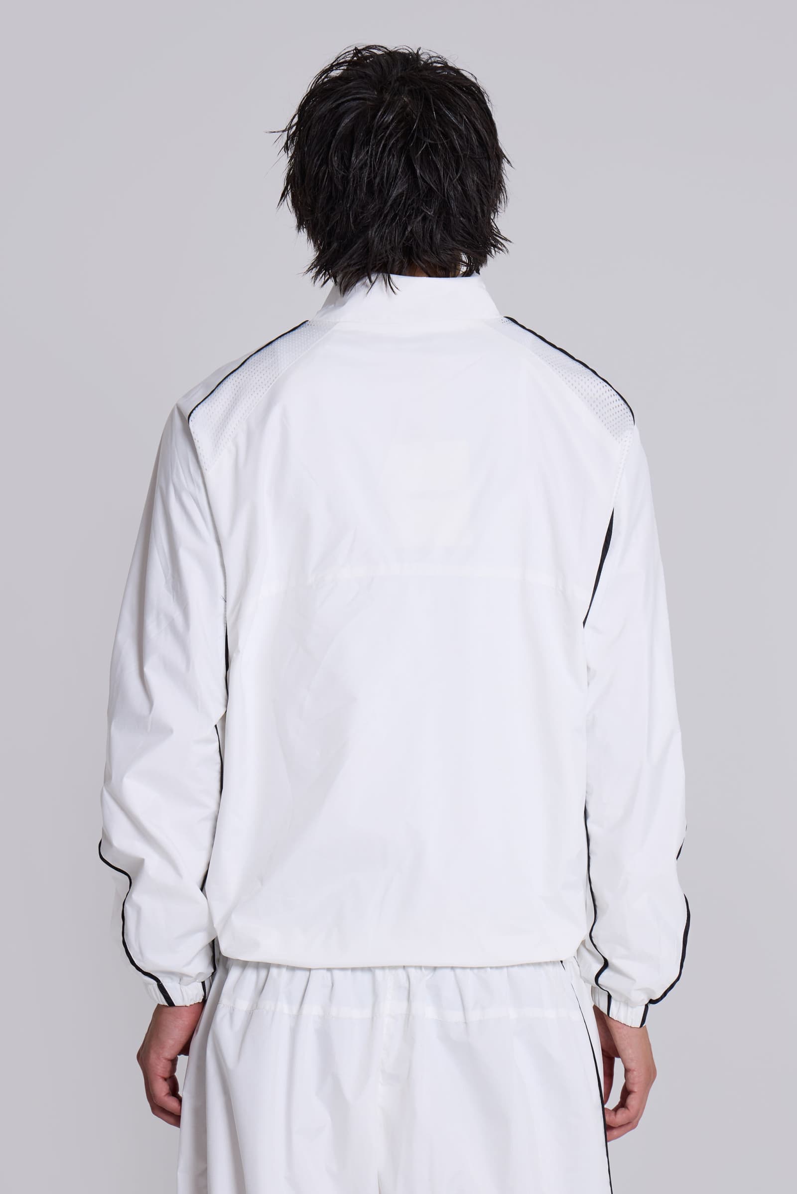 White Vapor Tracksuit Top | Jaded London | Clothing