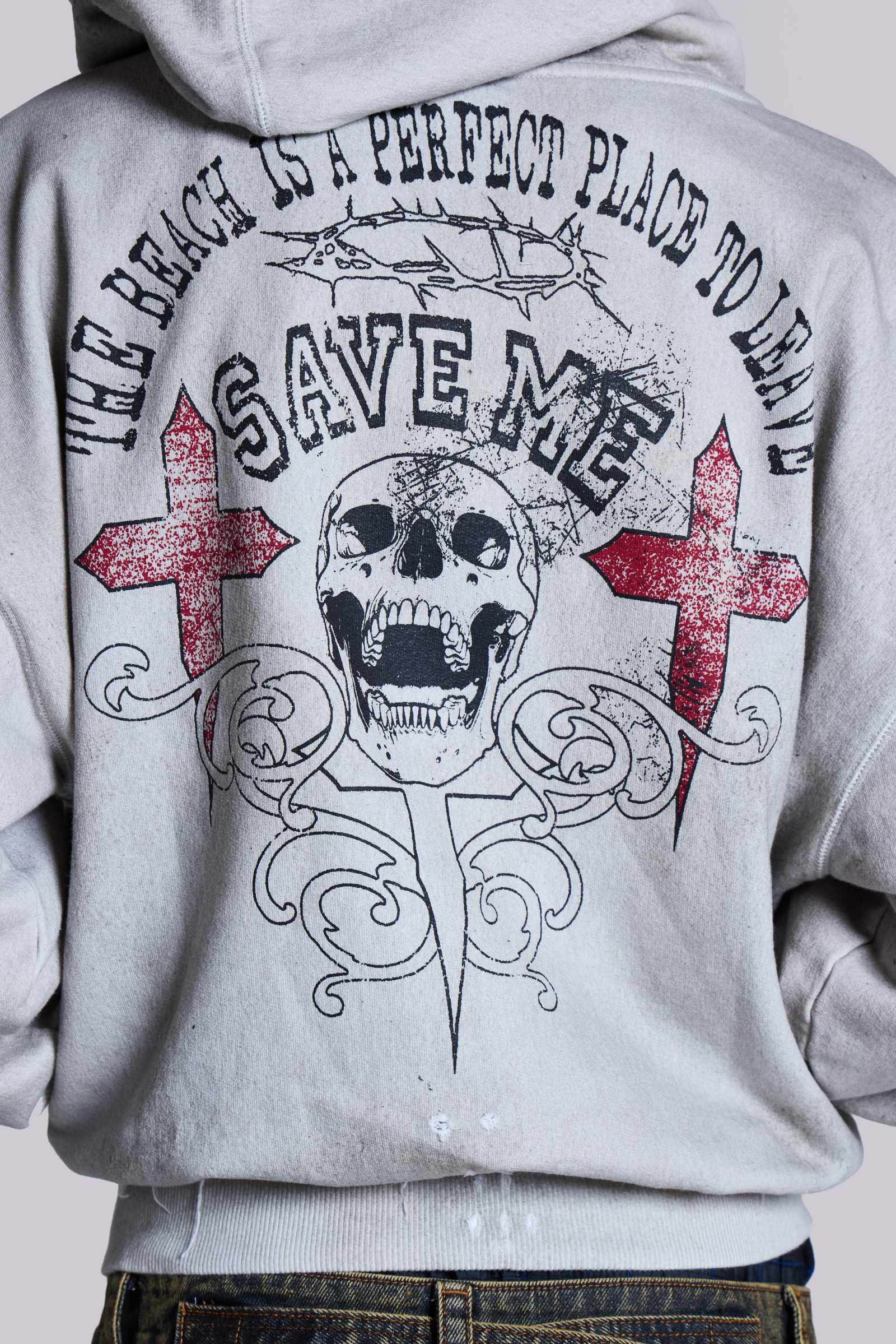 Save Me Oversized Hoodie | Jaded London | Clothing