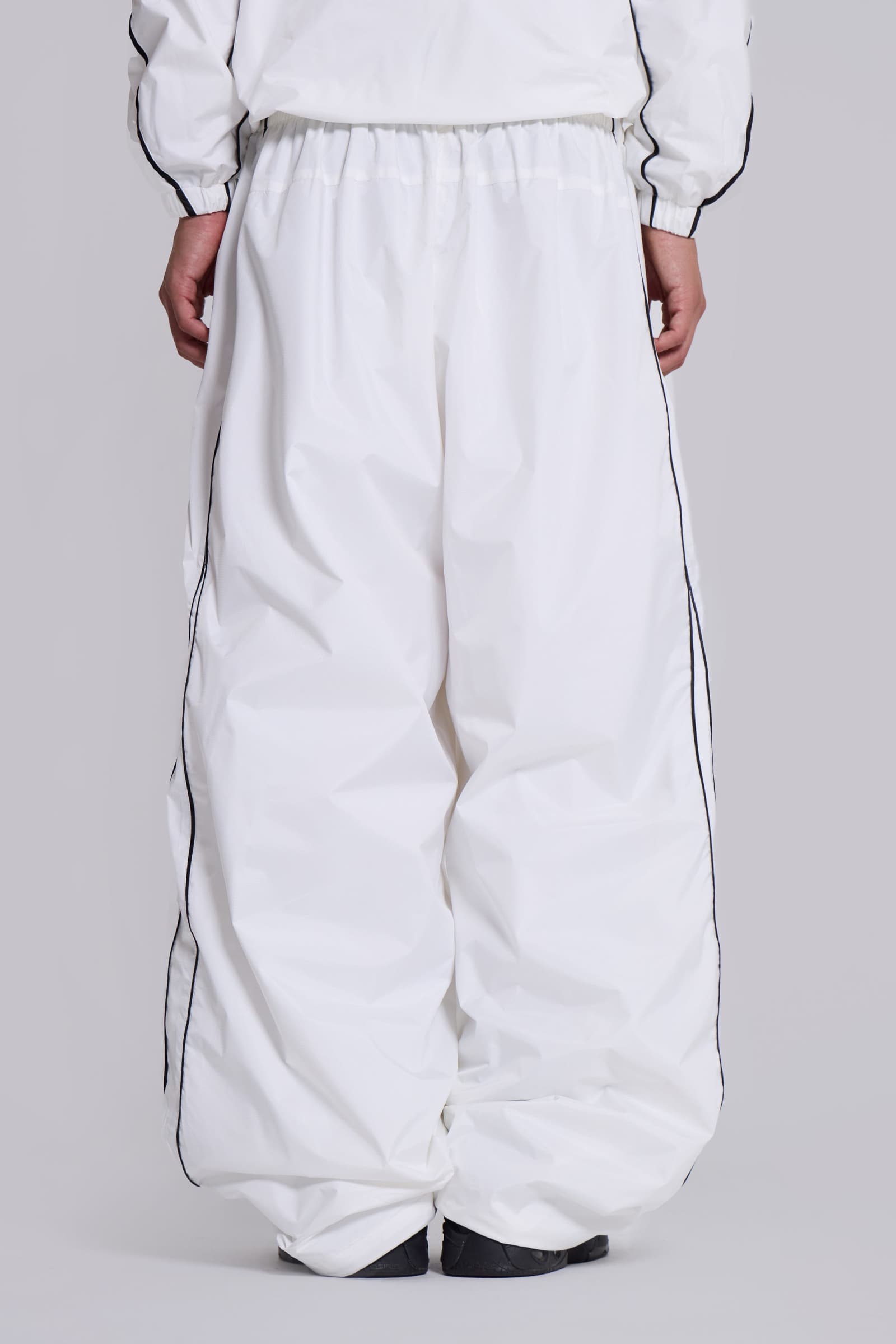 White Vapor Tracksuit Bottoms | Jaded London | Clothing
