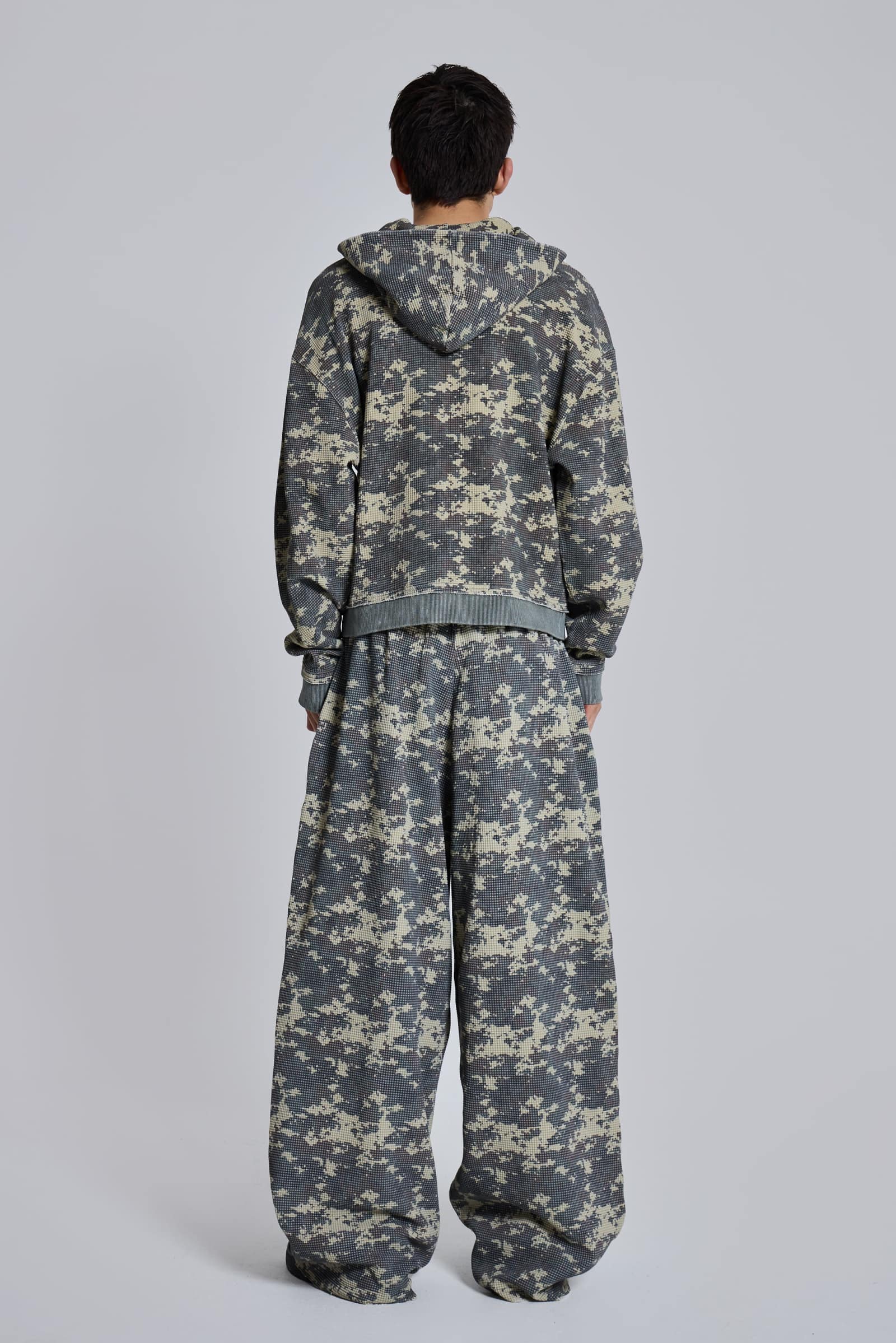 Digi Camo Waffle Hoodie | Jaded London | Clothing