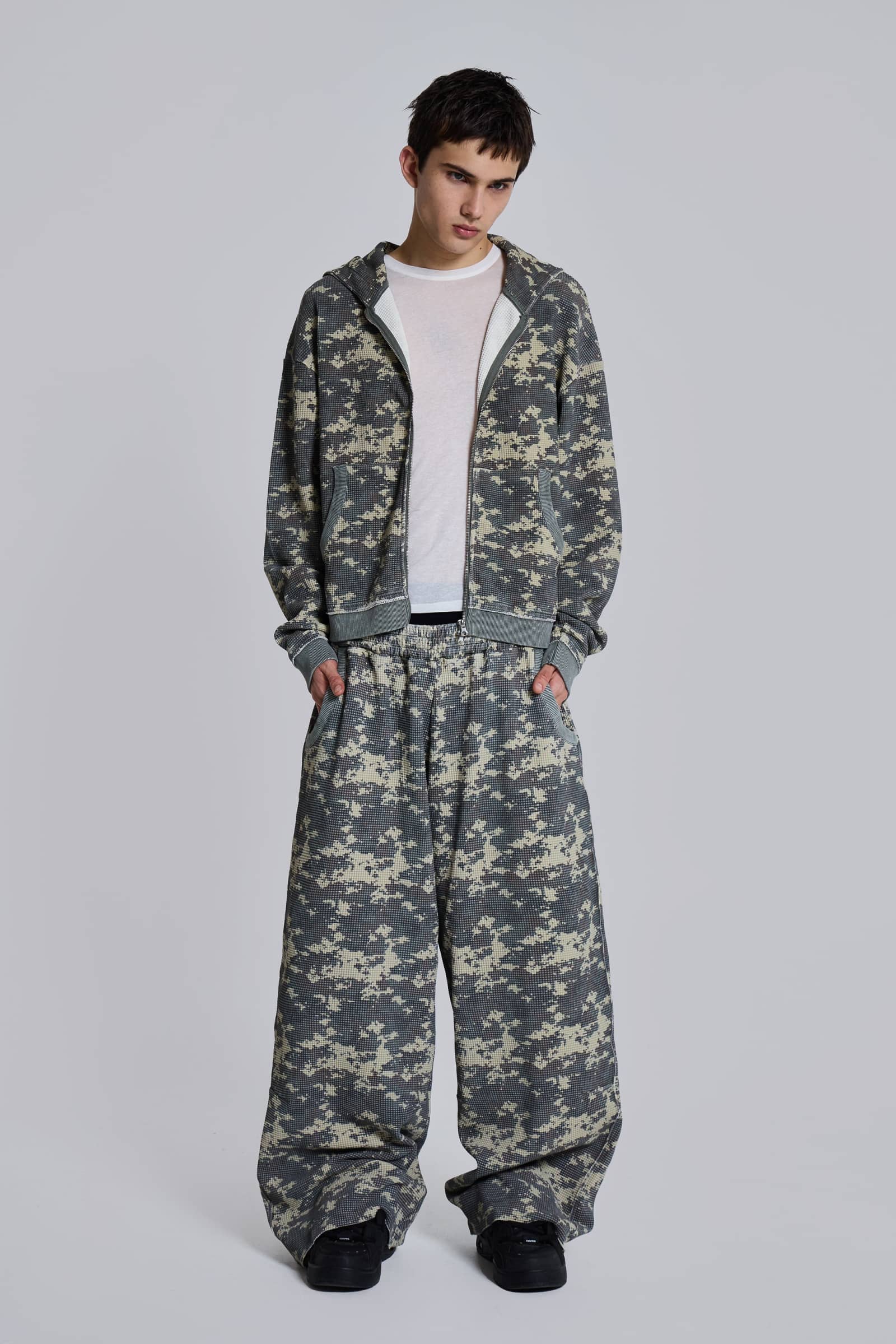 Digi Camo Waffle Monster Joggers | Jaded Man | Clothing