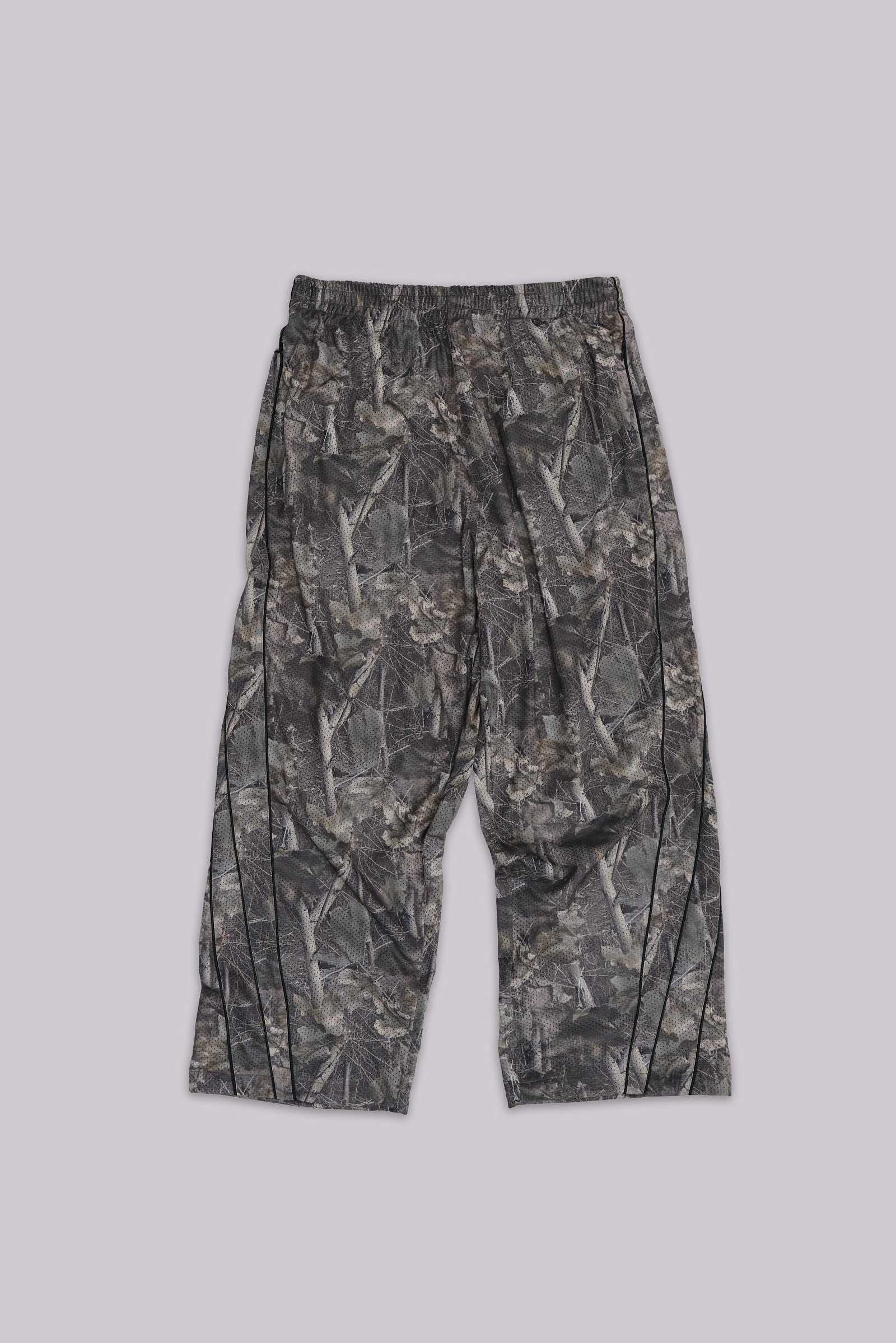 Forest Camo Mesh Vapor Tracksuit Bottoms | Jaded London | Clothing