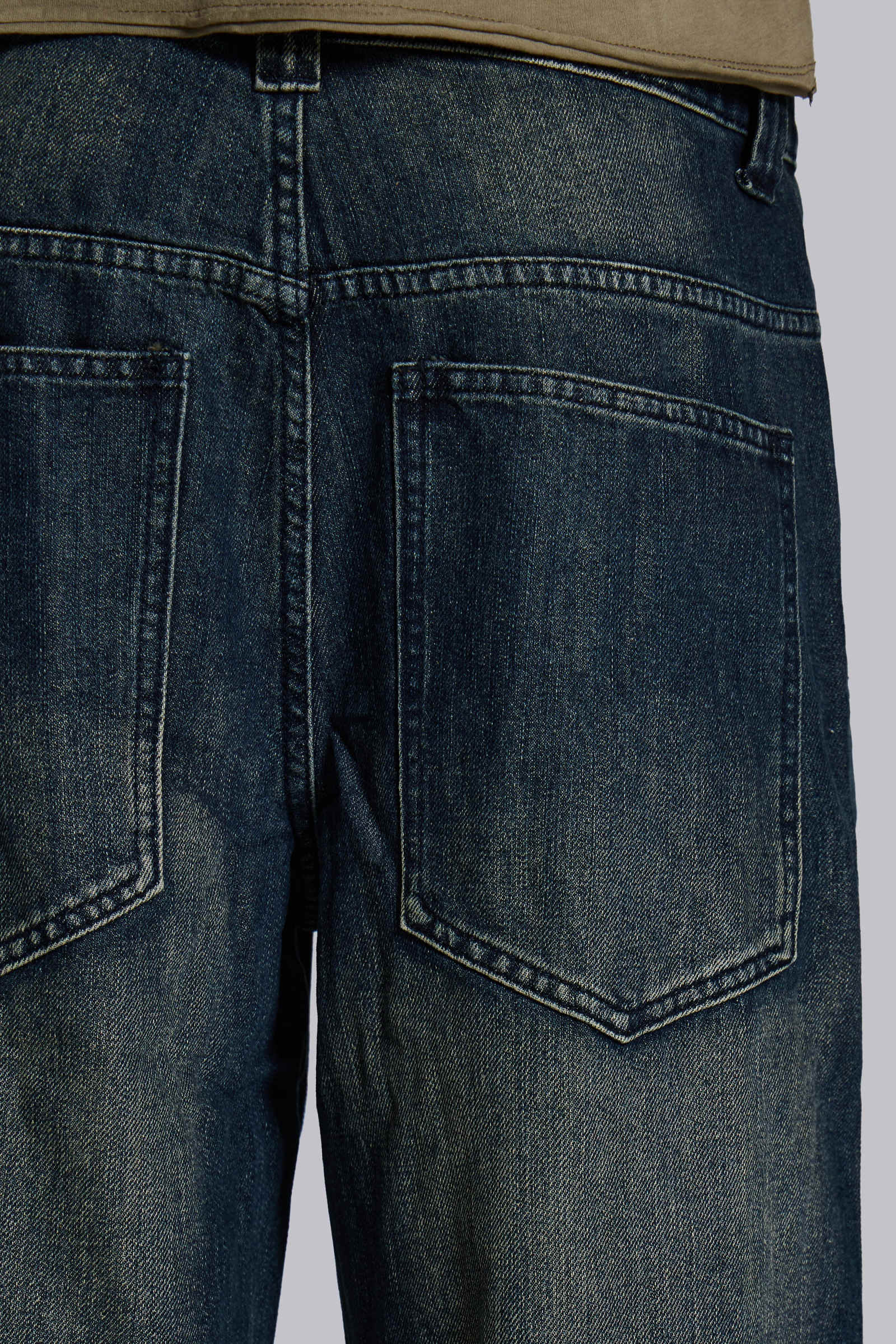 Mid Blue Slub Colossus Jeans | Jaded London | Clothing