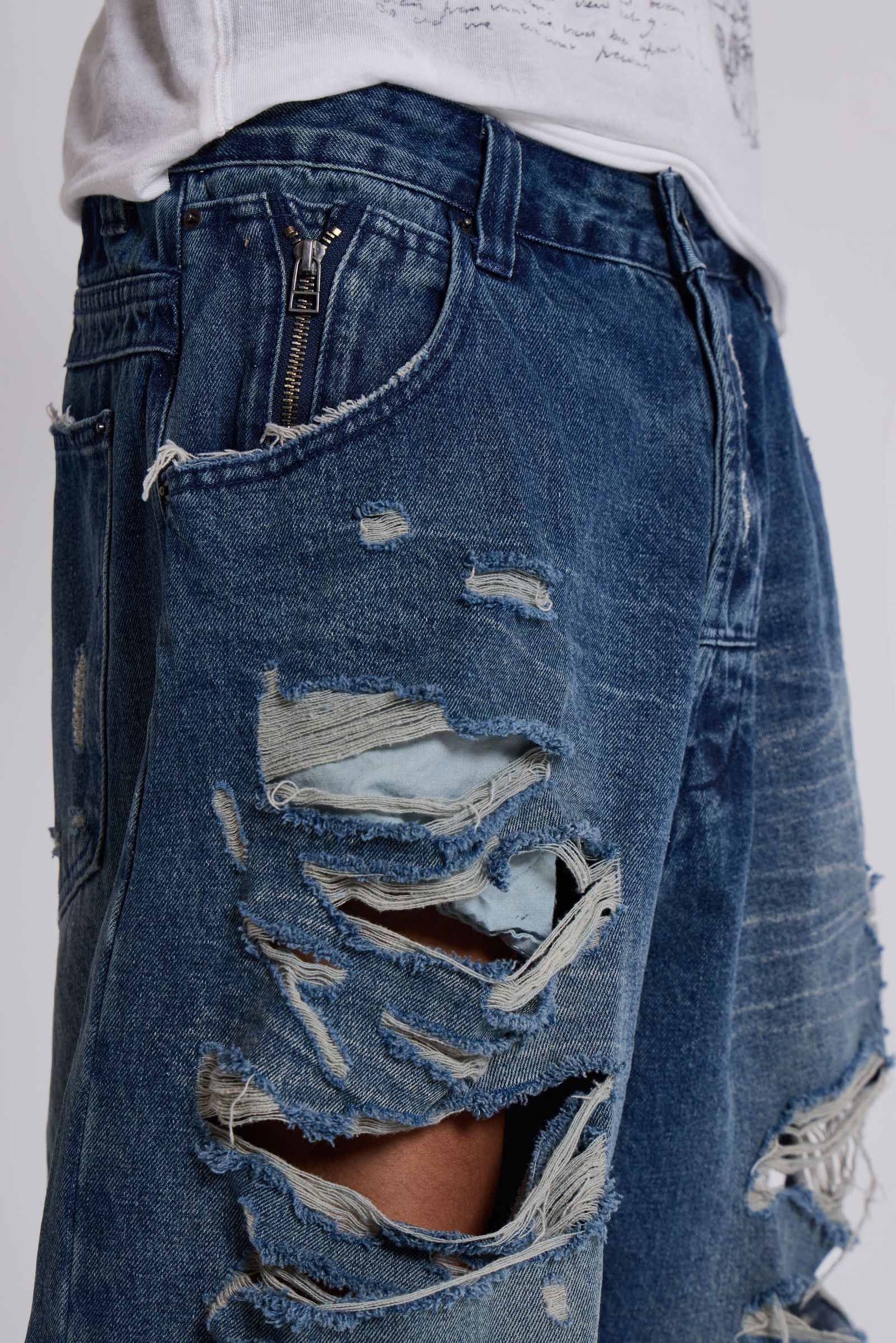 Destroyed XL Colossus Jeans | Jaded London | Clothing