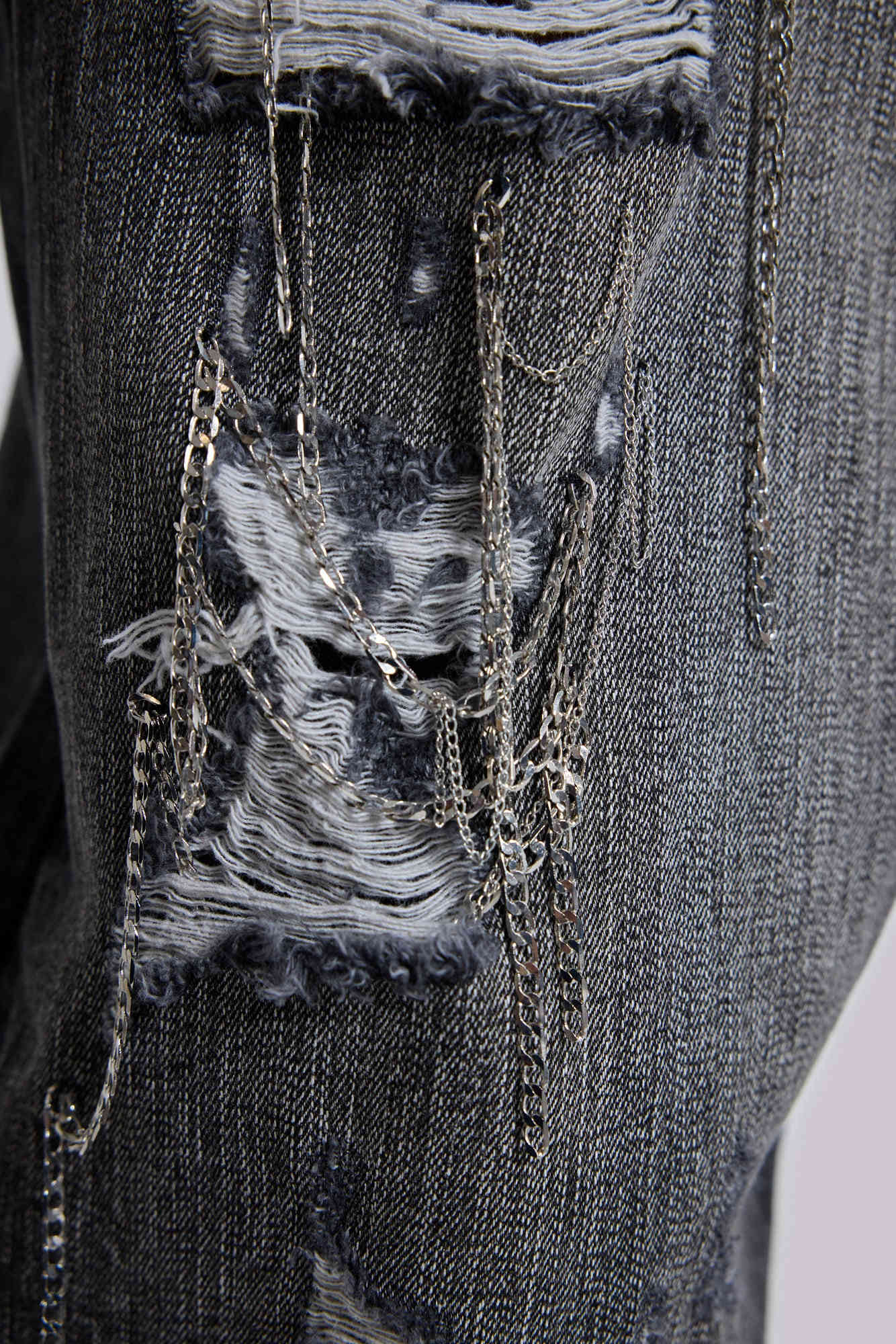 Chain Distressed XL Colossus Jeans | Jaded London