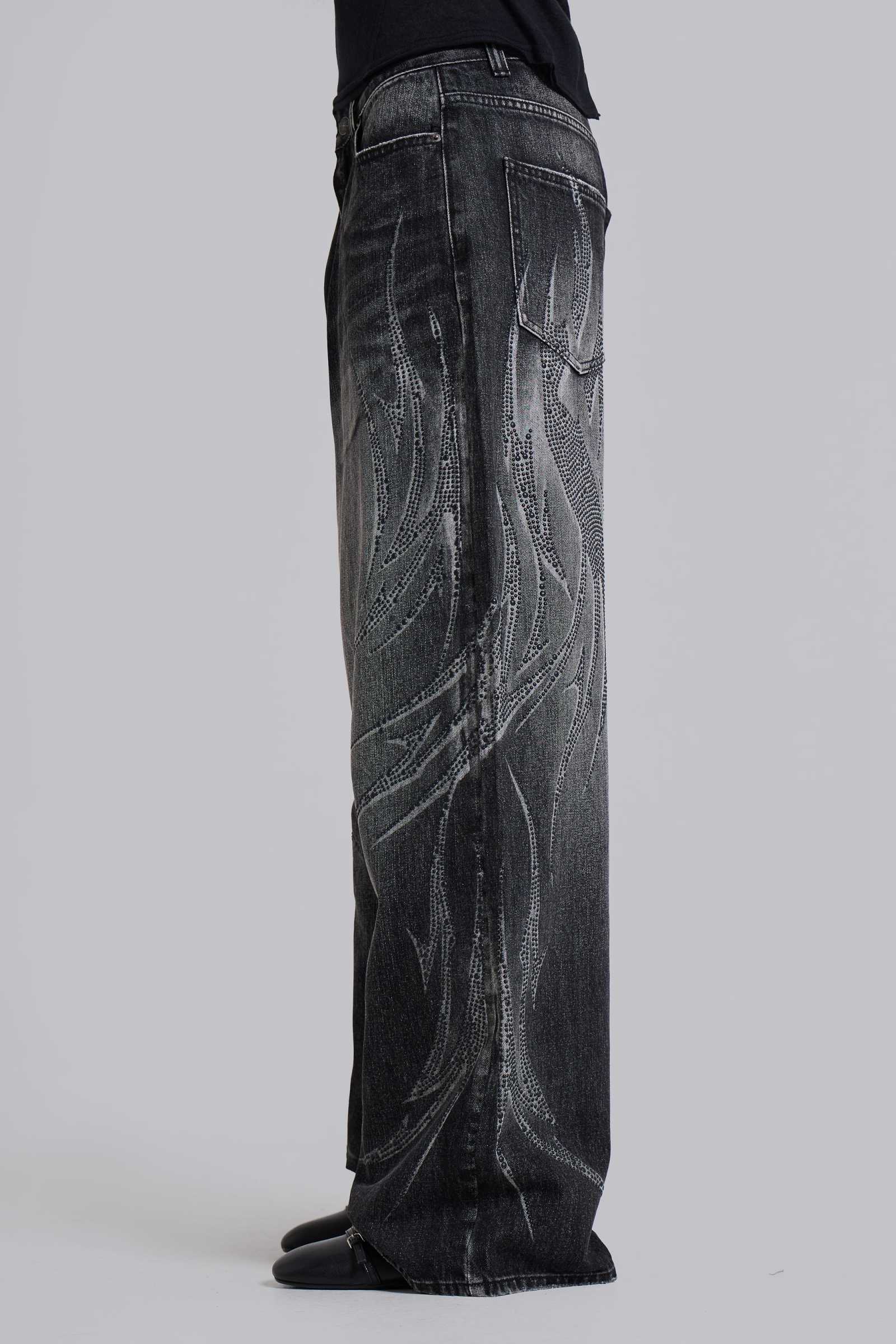 Black Jewel Blade XL Colossus Jeans | Jaded London