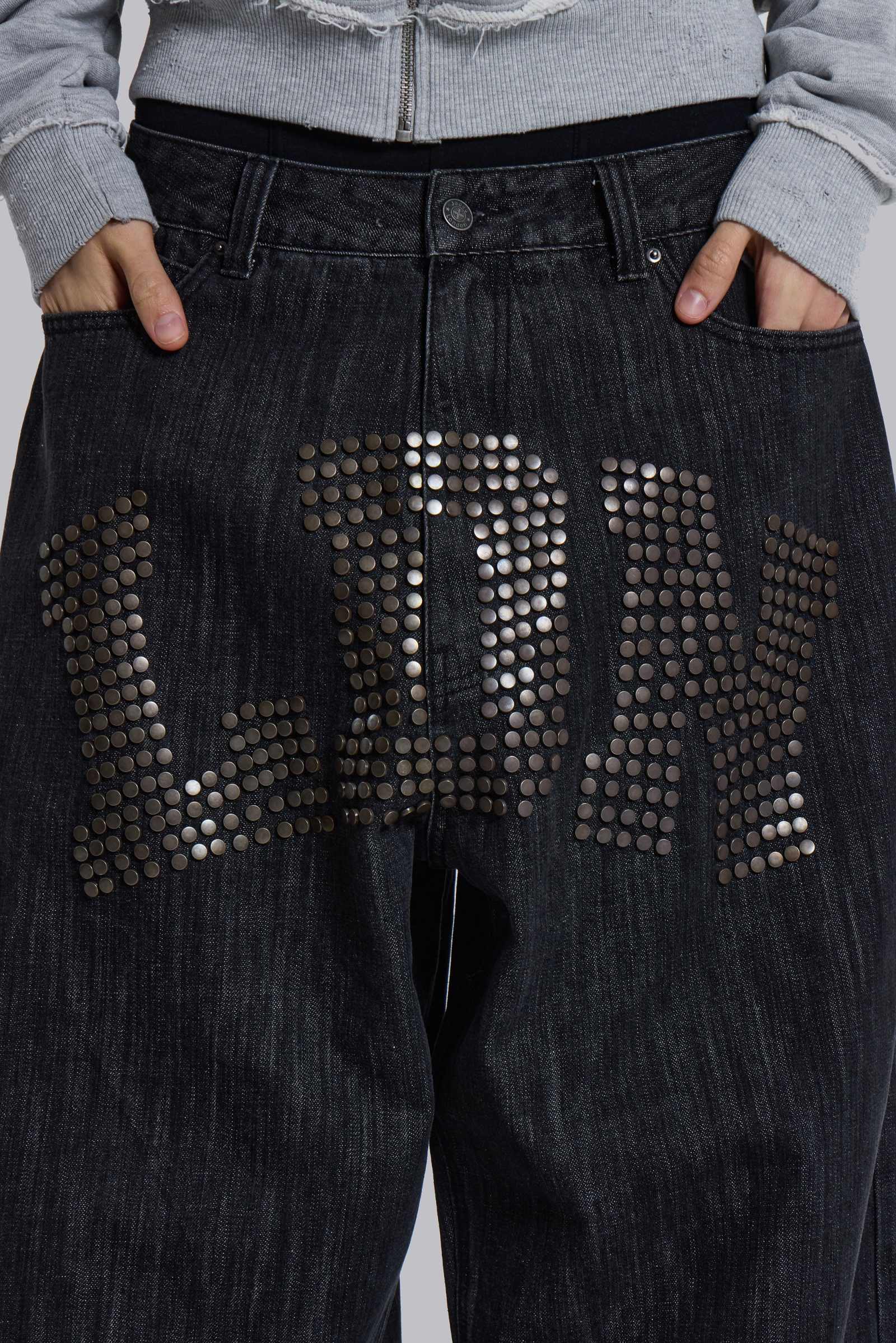 LDN Stud XL Colossus Jeans | Jaded London | Clothing
