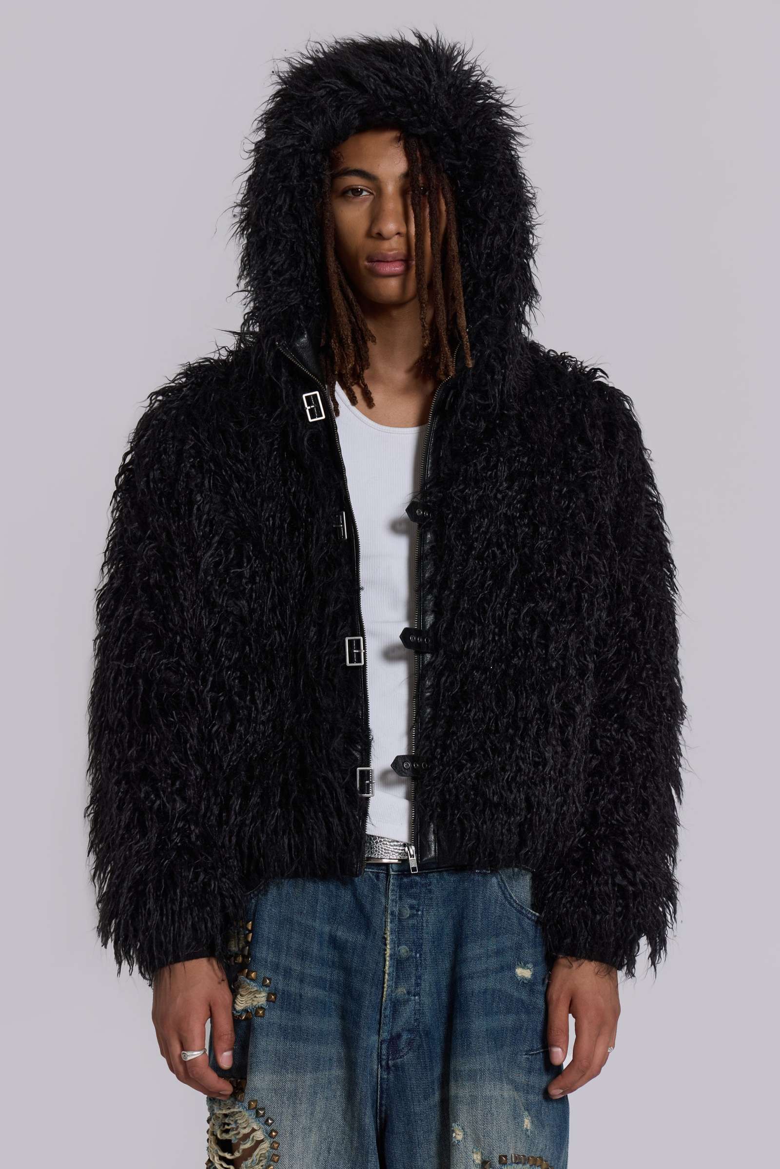 Black Matte Mendoza Jacket | Jaded London | Clothing