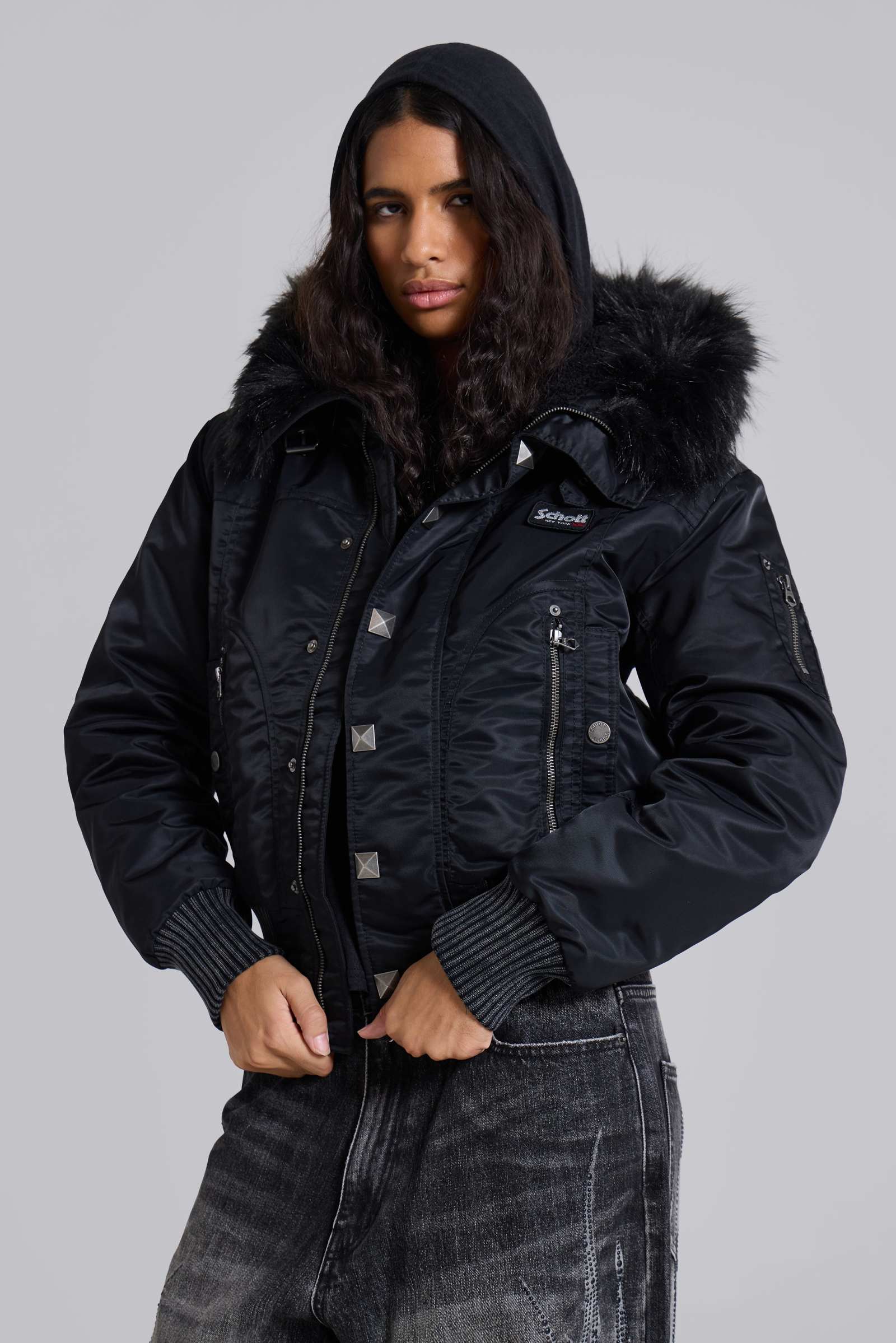 Schott Wraith MA1 Jacket | Jaded London