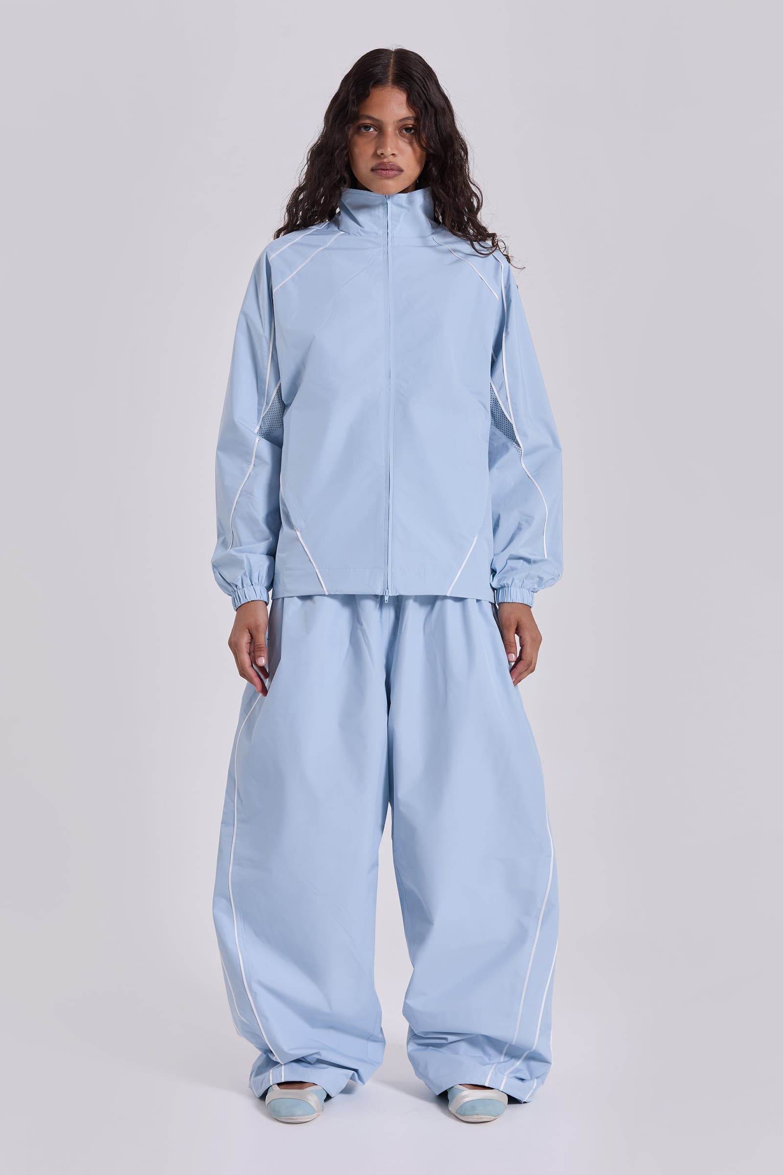 Blue Vapor Tracksuit Top | Jaded London | Clothing