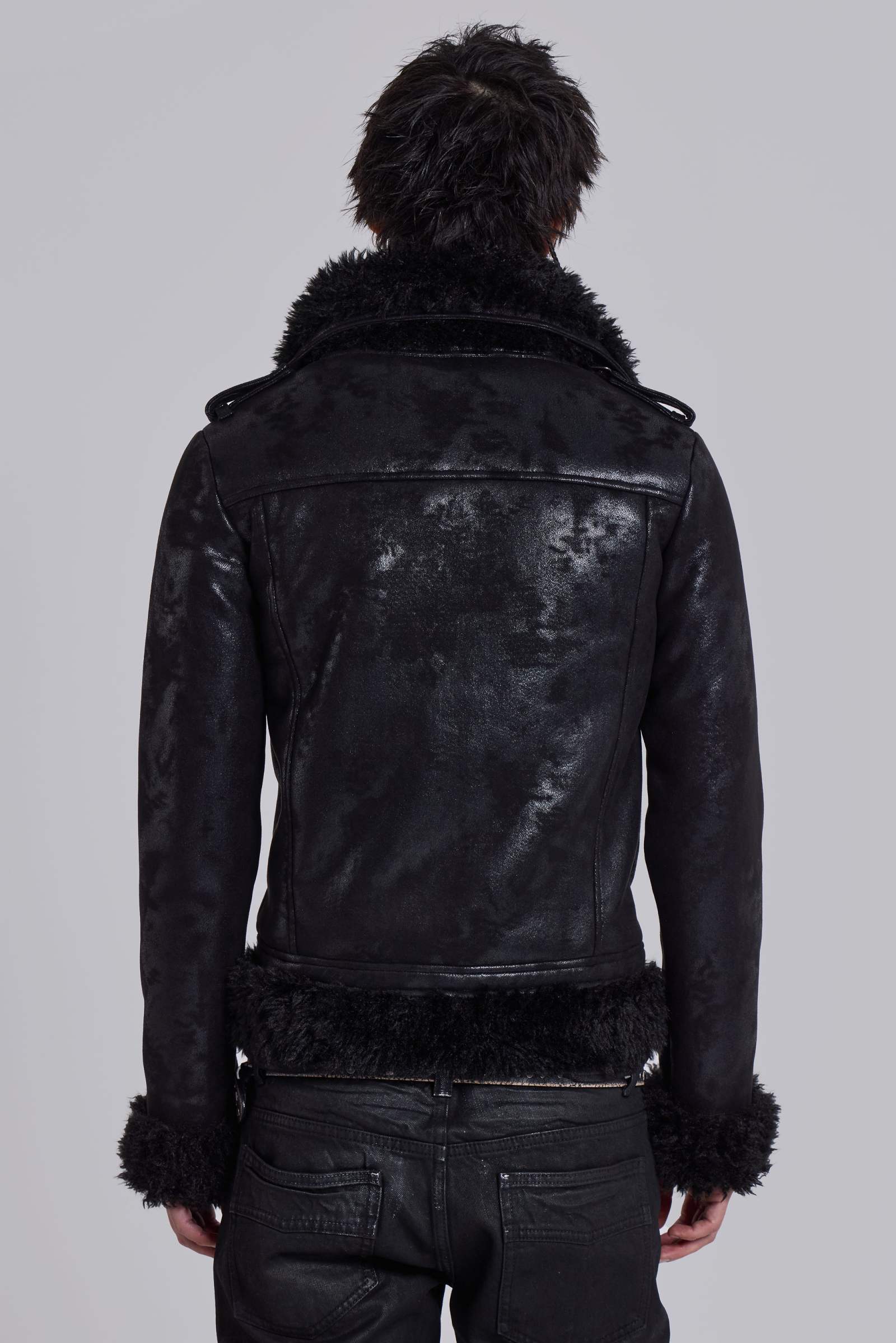 Spectre Shearling Jacket | Jaded London | Clothing