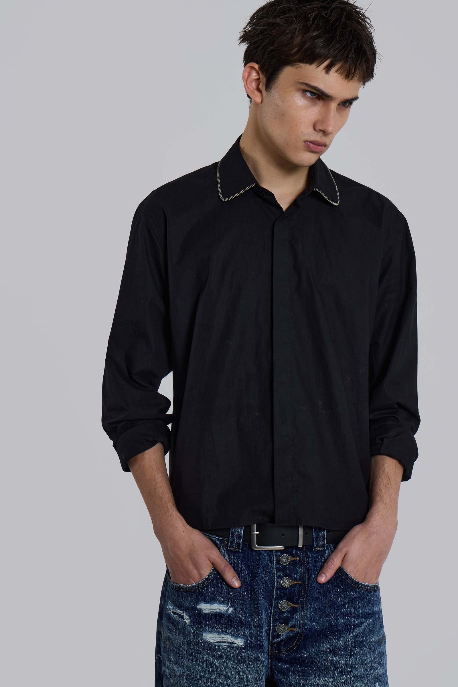 Haute Black Shirt | Jaded London | Clothing