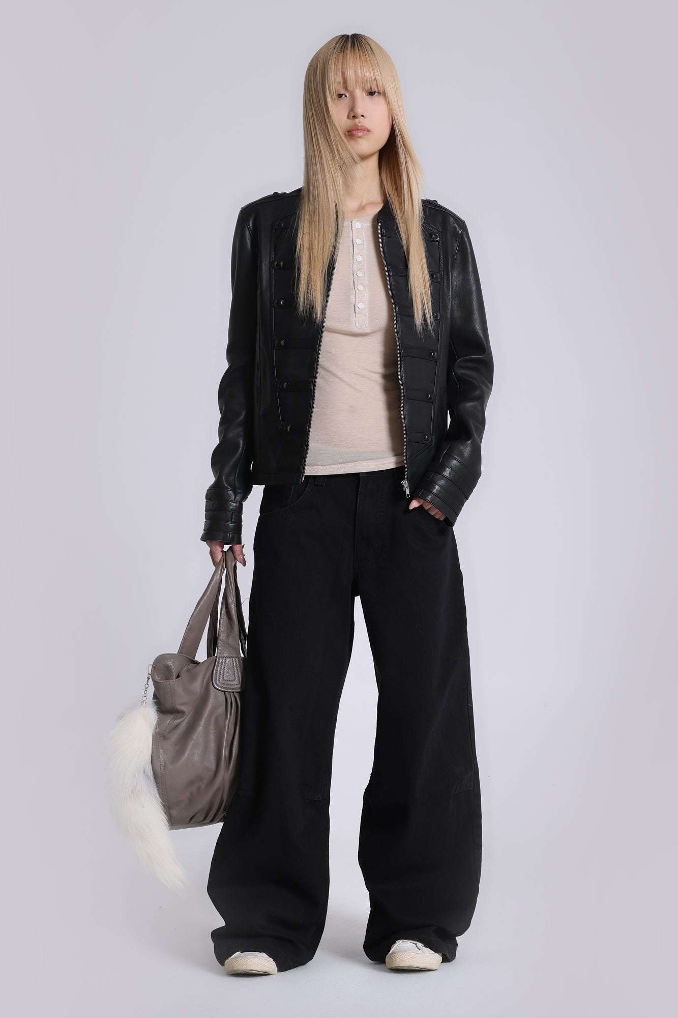 Shop Solid Black Colossus Jeans | Jaded London | Clothing