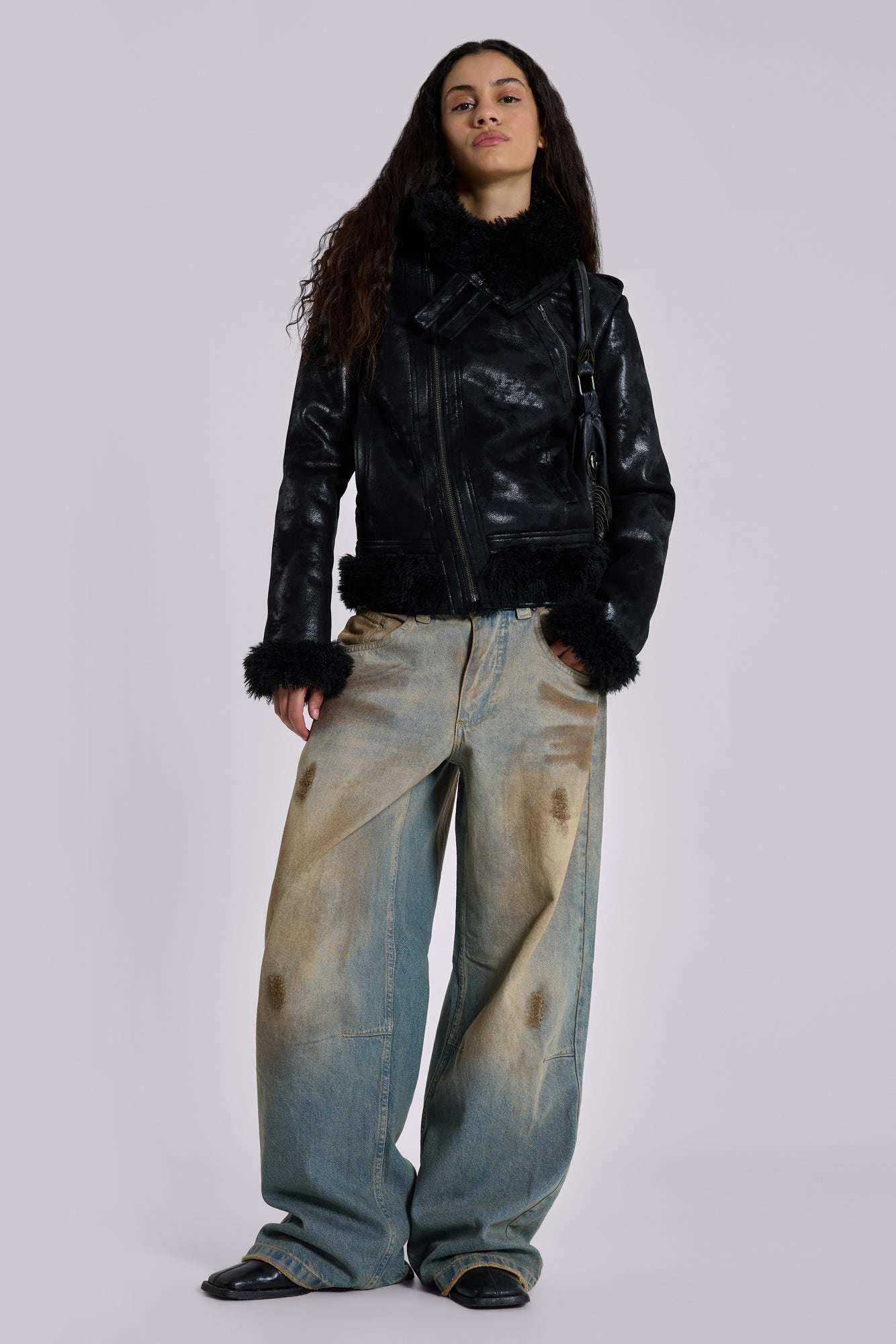 Shop Mud Wash Colossus Jeans | Jaded London | Clothing