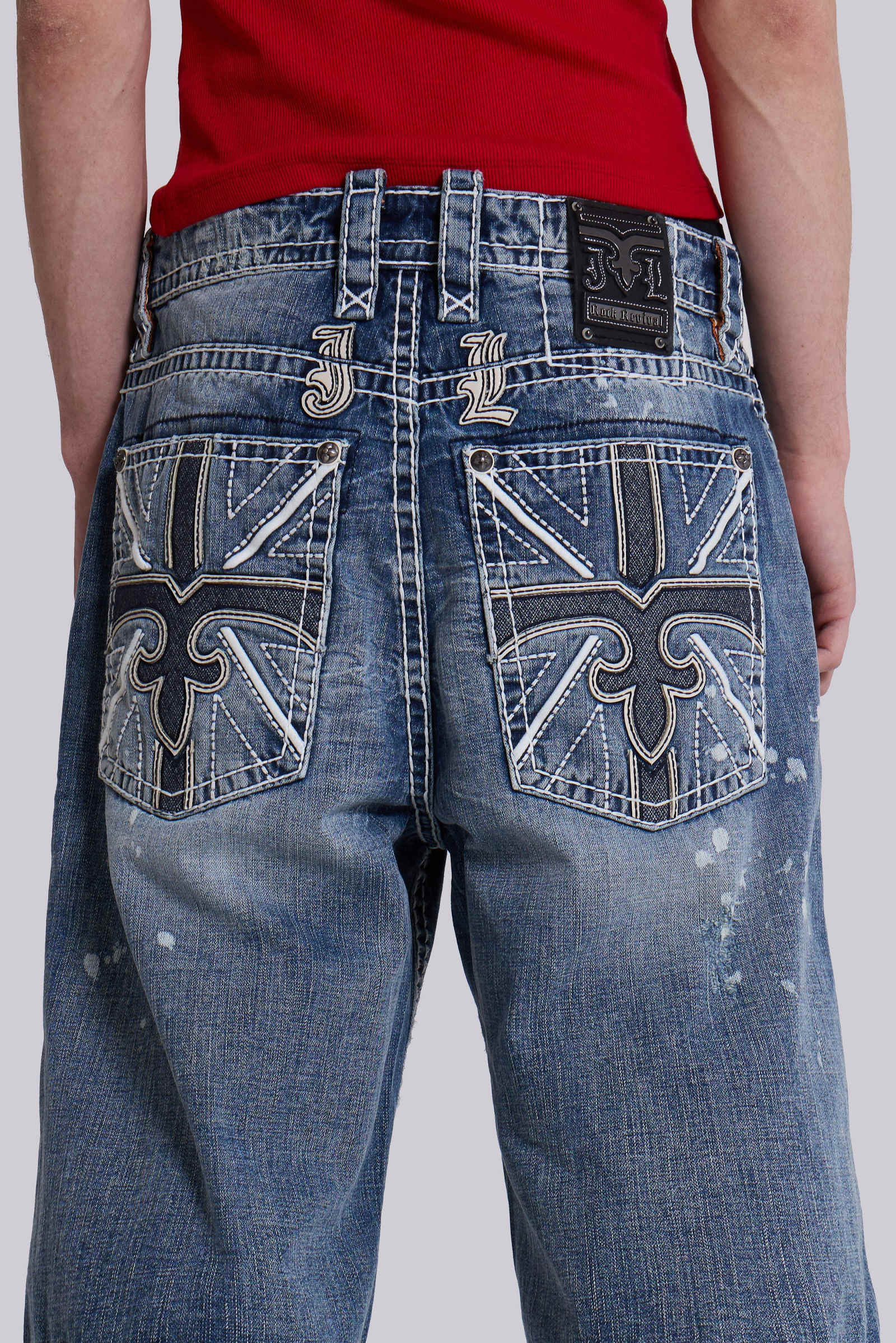 Shop Rock Revival Axel Colossus Jorts | Jaded London | Clothing