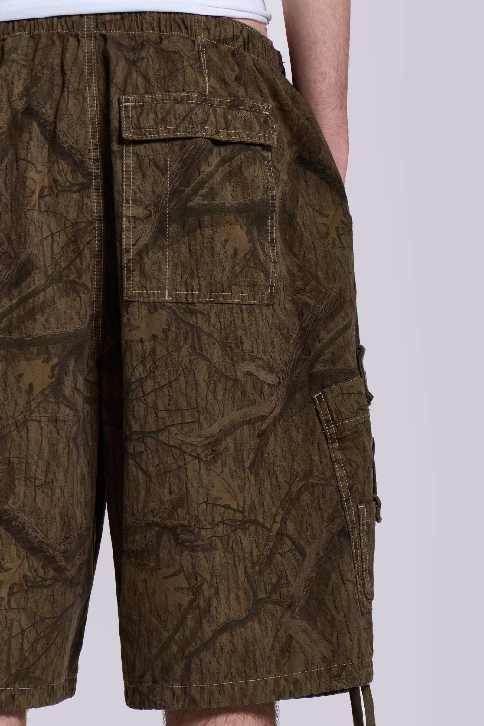 Shop Forest Camo Parachute Shorts | Jaded London | Clothing