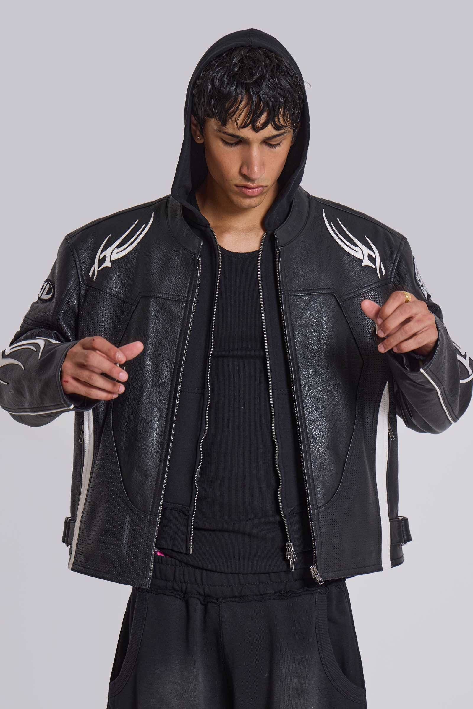 Crash Leather Biker Jacket | Jaded London | Clothing