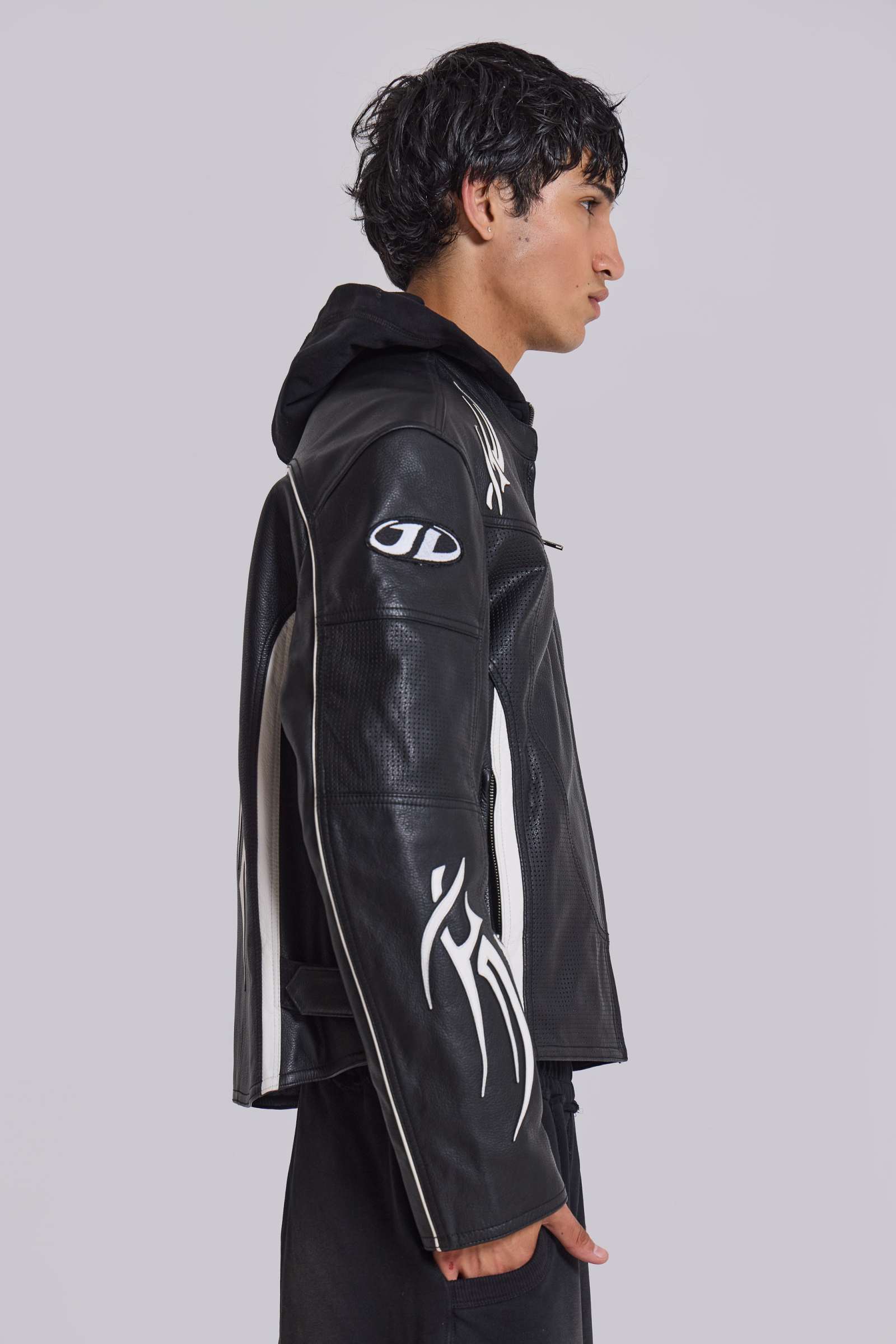 Crash Leather Biker Jacket | Jaded London | Clothing