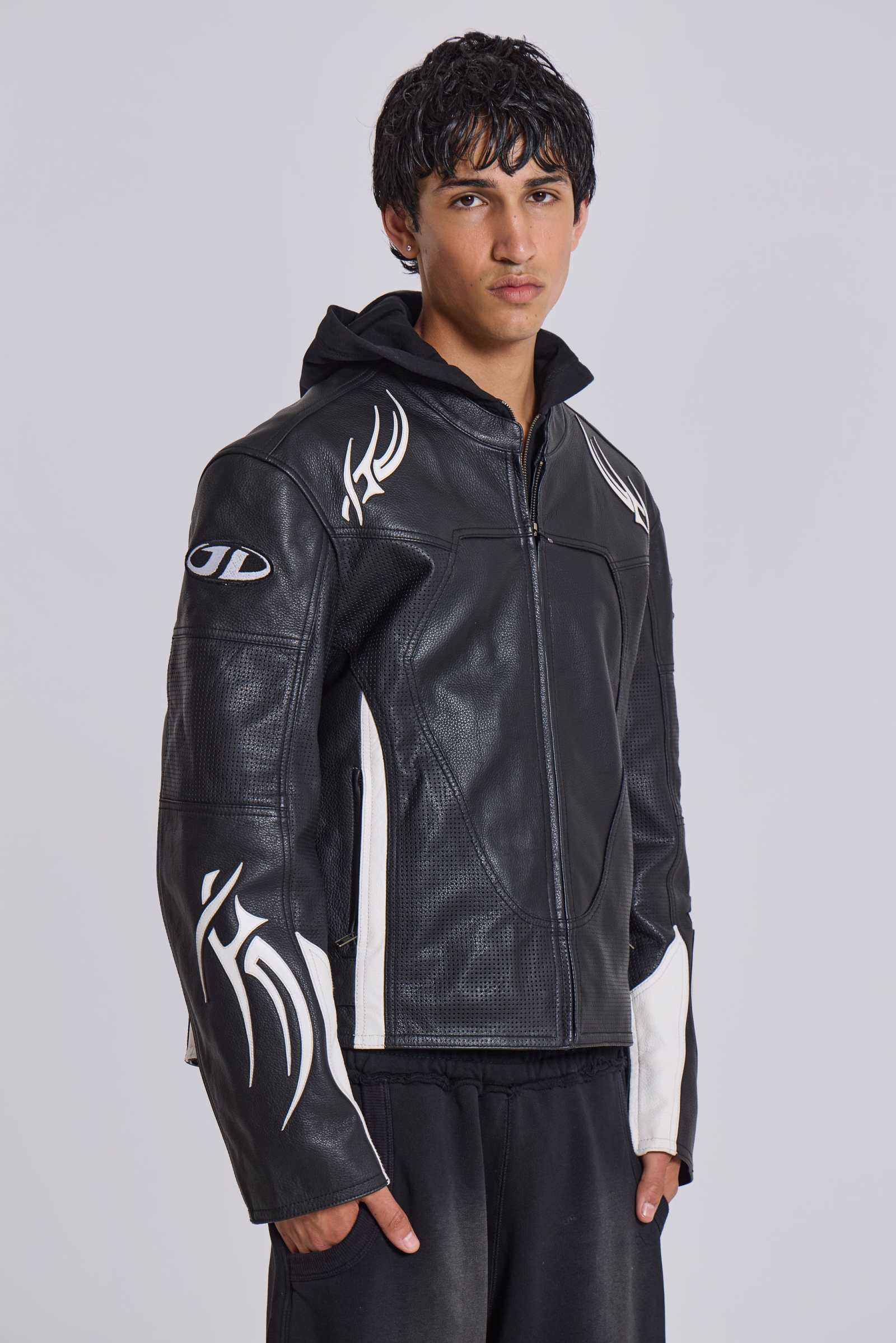 Crash Leather Biker Jacket | Jaded London | Clothing