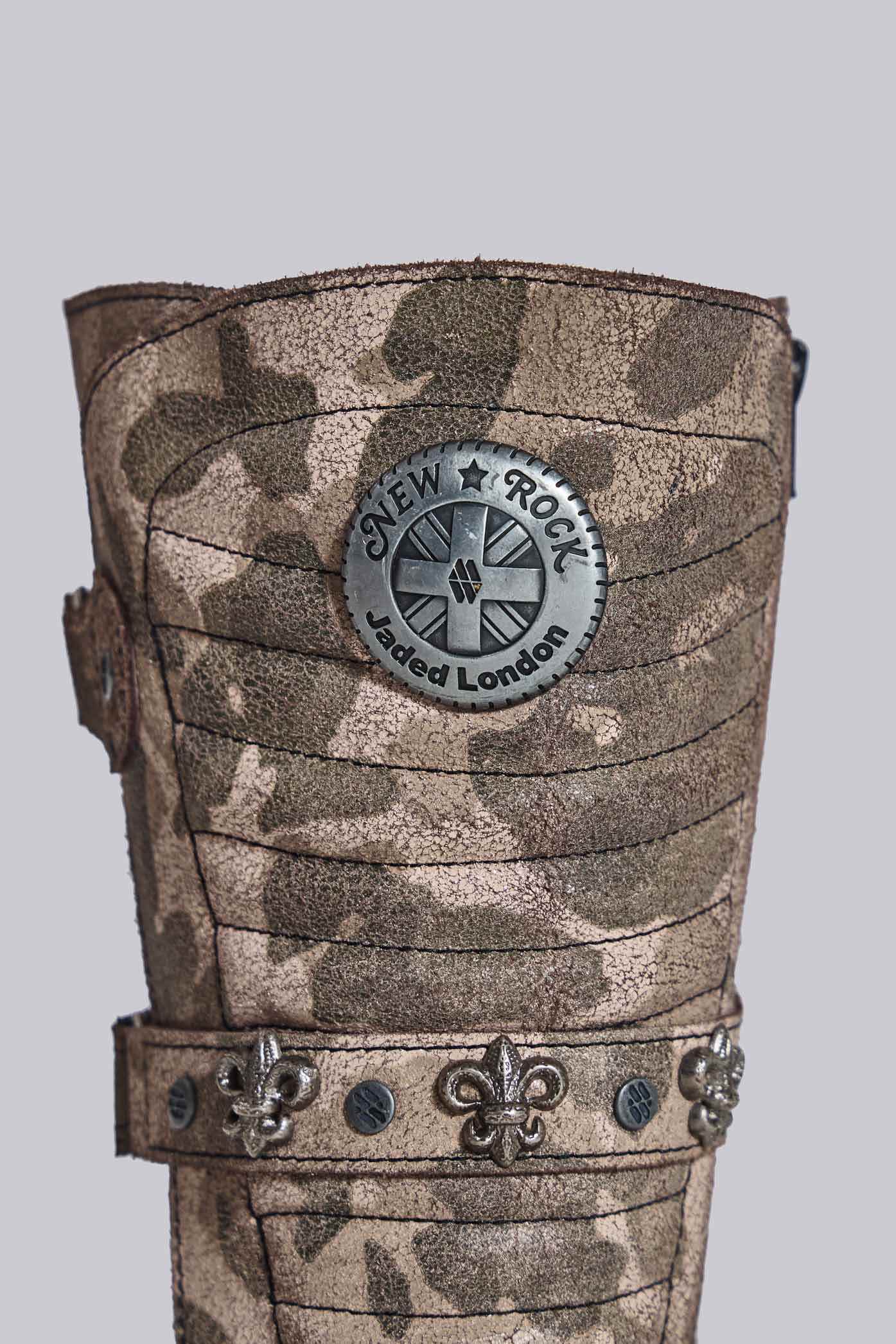 Shop Combat Camo Boots | Jaded London | Clothing