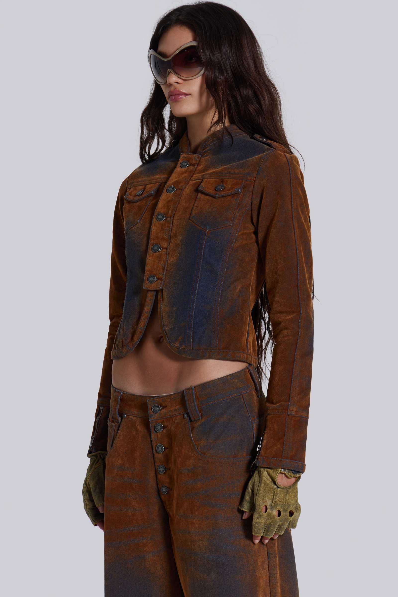 Shop Zebe Velvet Touch Jeans | Jaded London | Clothing