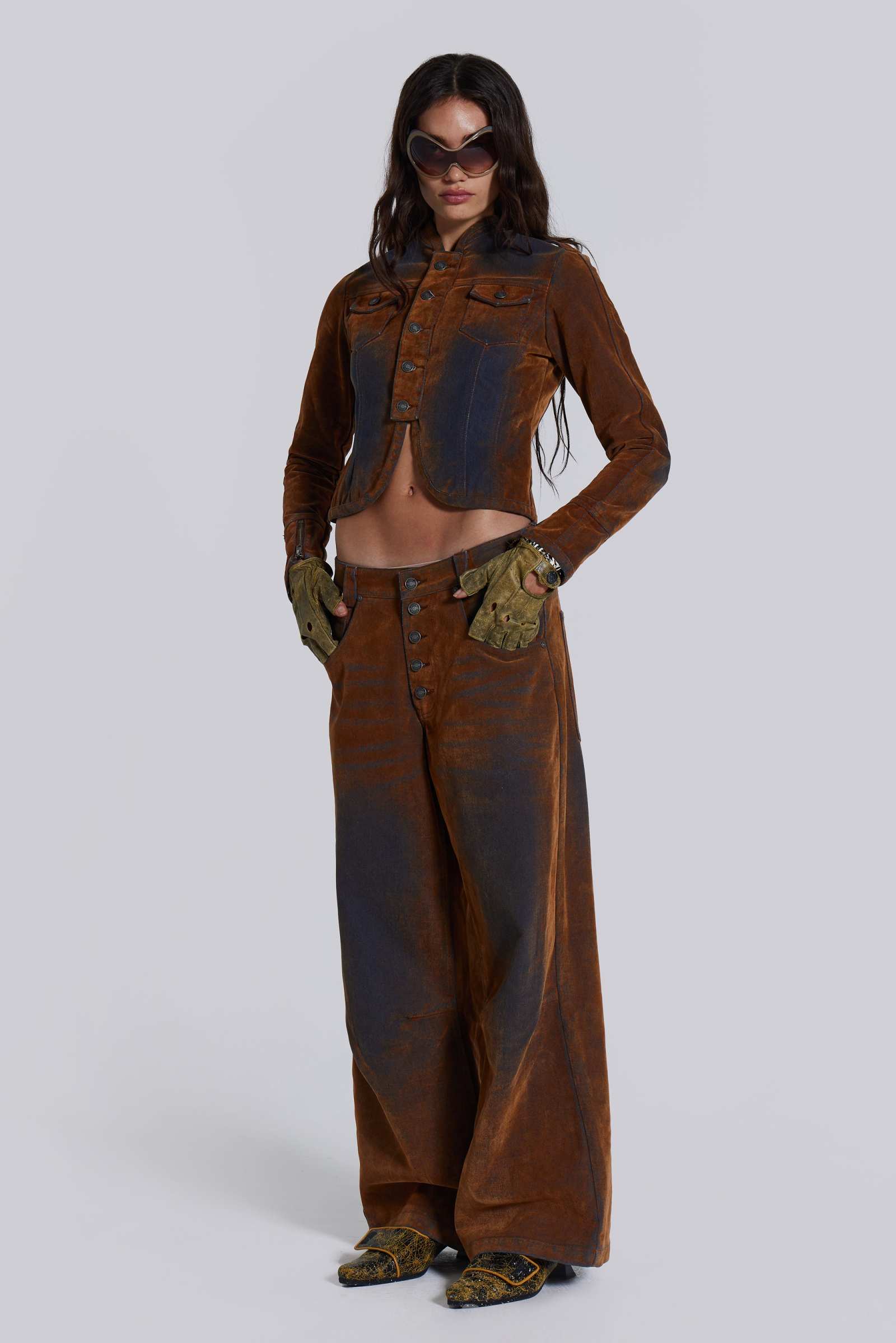 Shop Zebe Velvet Touch Jacket | Jaded London | Clothing