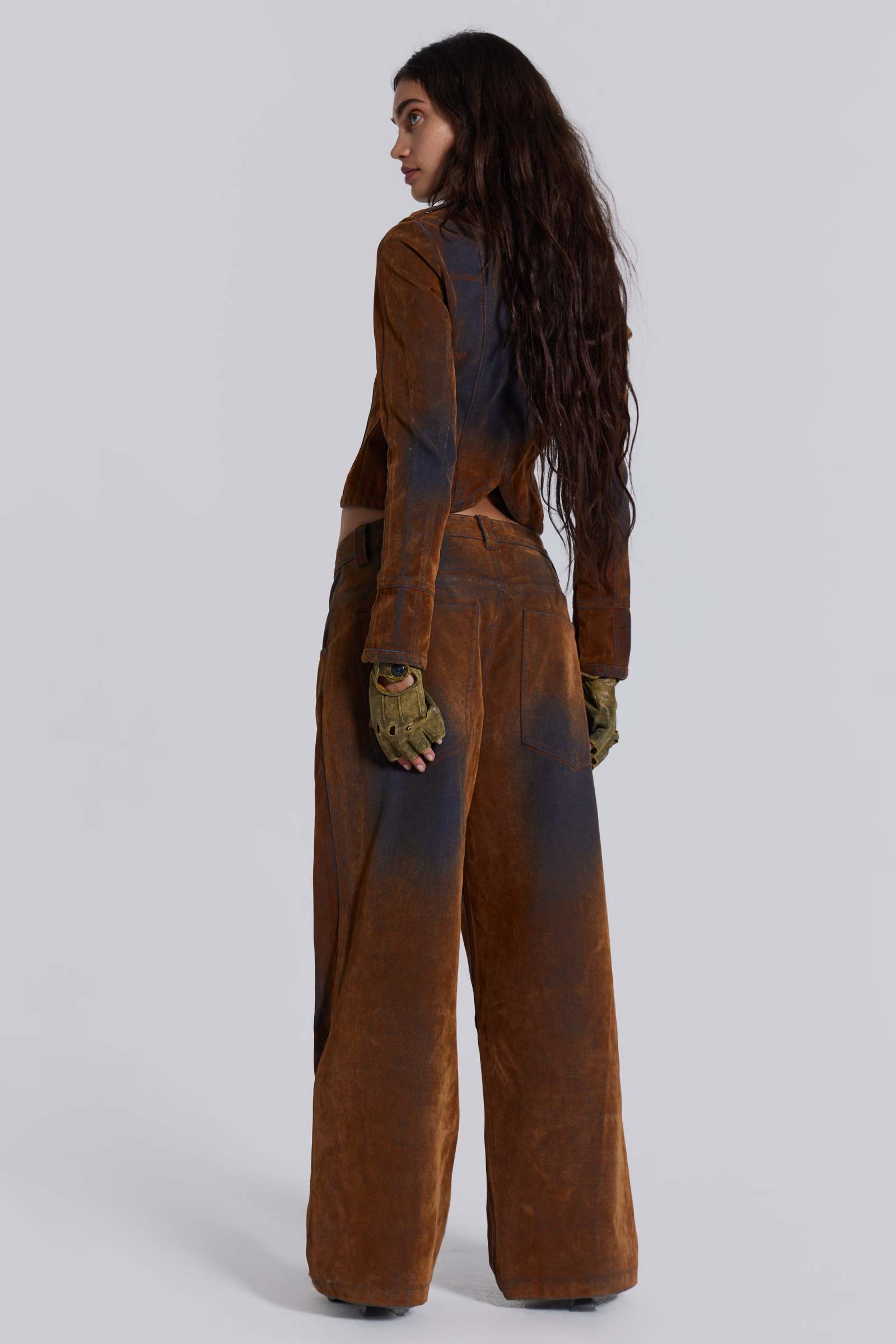 Shop Zebe Velvet Touch Jeans | Jaded London | Clothing