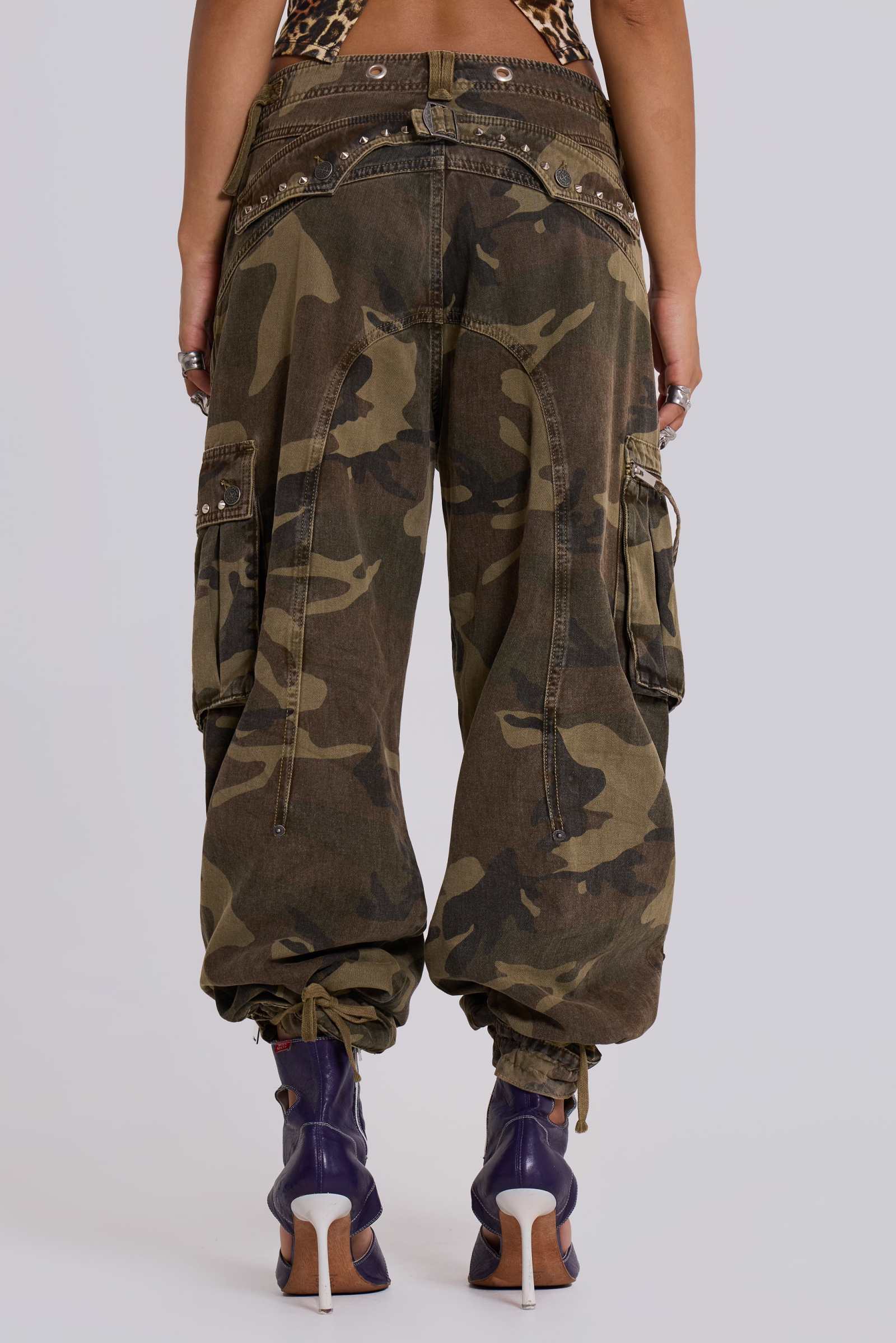 Shop Trooper Camo Cargo Pant | Jaded London | Clothing