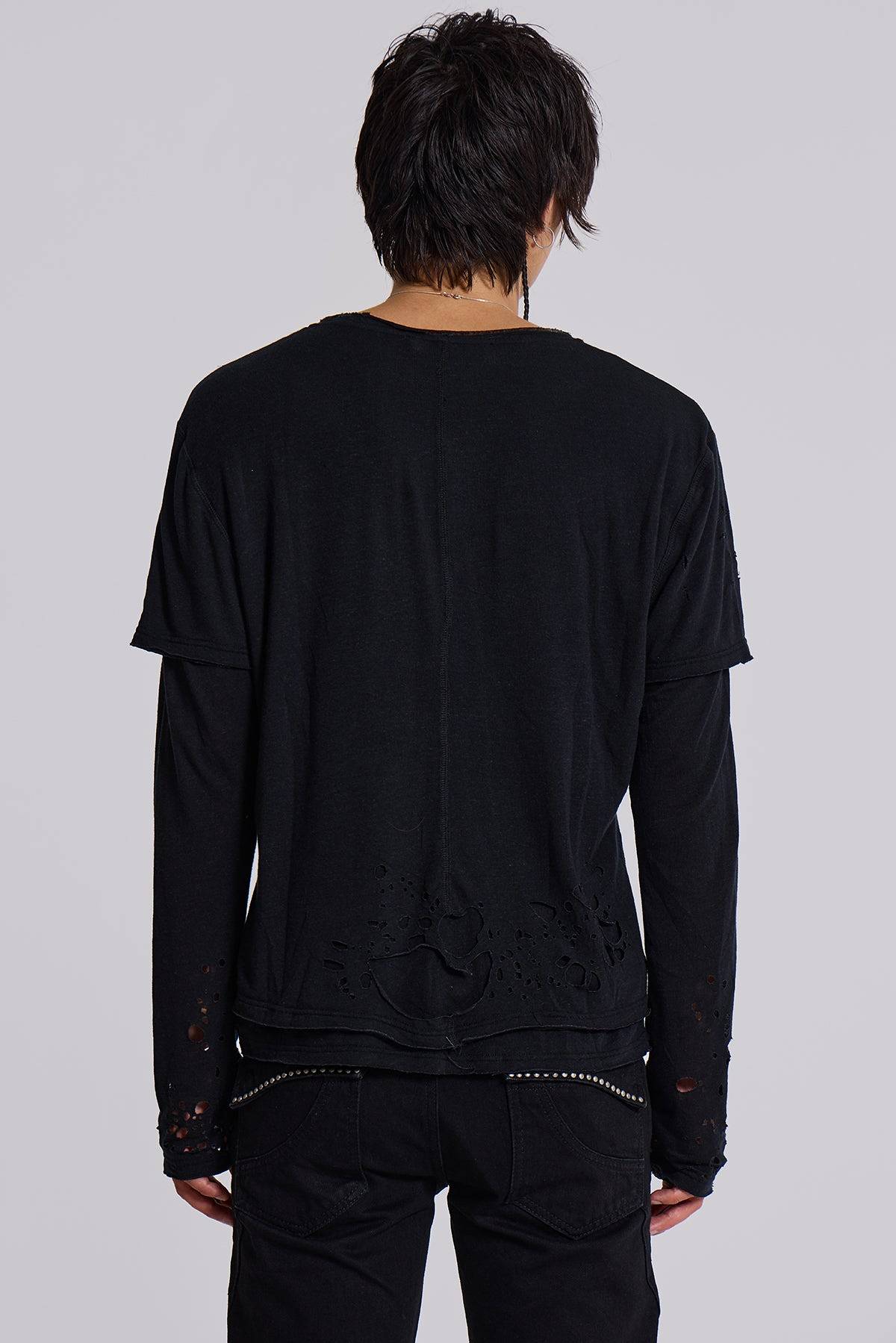 Hex Double Layer Mist Top | Jaded London | Clothing