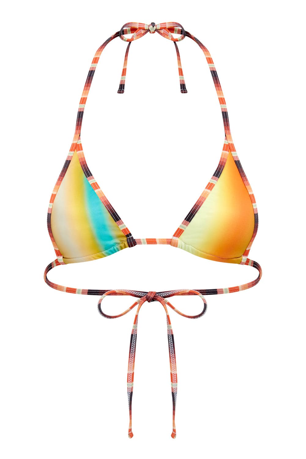 Shop Sunset Micro Triangle Bikini Top | Jaded London | Clothing