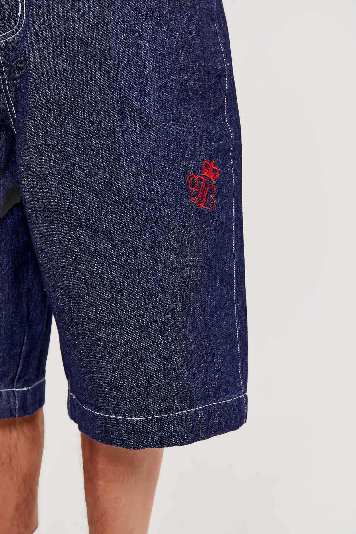 Shop Jumbo Denim Jorts | Jaded London | Clothing